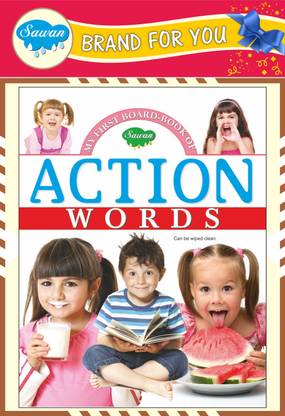 My First Board Books Action Words | Big Size Board Book For Kids By ...