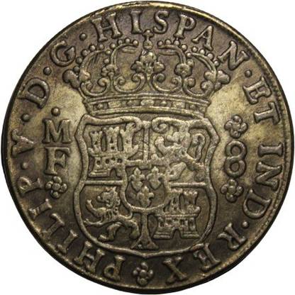 CoinView Philip. V. D.G. Hispan. ET. IND. Rex. M. Vtraque Vnum M. (1741 ...