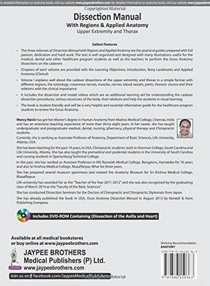 Dissection Manual With Regions & Applied Anatomy Volume 1: Buy ...