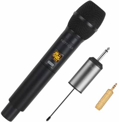 Nefficar Wireless Reporter Microphone Interview Mic for DSLR, Handycam ...