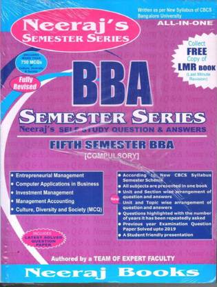 Bba 5th Sem (Compulsory)- All In One- Bangalore University- As Per New Syllabus: Buy Bba 5th Sem ...
