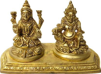 Om Shree Siddhi Vinayak Murti Bhandar Brass Kuber Laxmi Home Temple ...