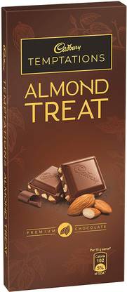 Cadbury Temptation Almond Treat Chocolate 72 gram Caramels Price in ...