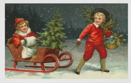 Vintage Christmas Sled