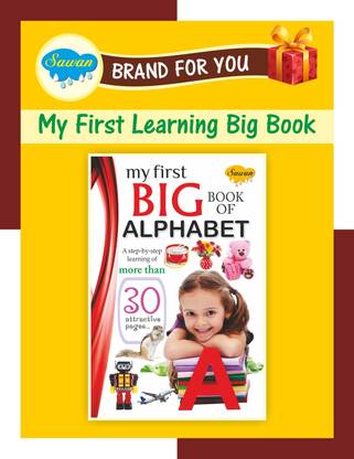 My First Learning Big Book Of Alphabet | Educational Book By Sawan: Buy ...