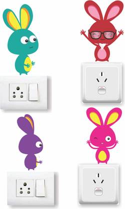 Decals Stock Bunny Switchboard Sticker Panel Sticker Medium Self ...