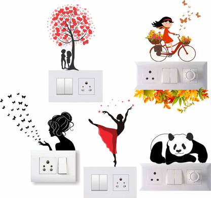 Decals Stock 27 cm Artistic Design Switchboard Sticker Panel Sticker ...