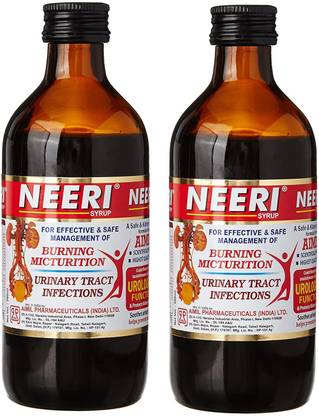 AIMIL Neeri Syrup for kidney Stones and Urinary Infections (Pack of 2 ...