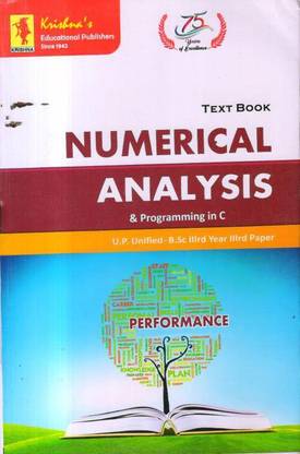NUMERICAL ANALYSIS & PROGRAMMING IN C TEXT BOOK: Buy NUMERICAL ANALYSIS ...