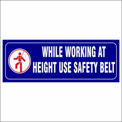 madhusigns While working at height Sign board in 3mm thick foam sheet ...