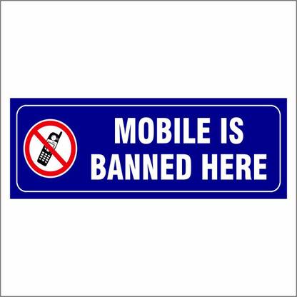madhusigns MADHU - Mobile Banned is here Sign board in 3mm thick foam ...