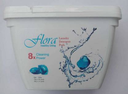 Flora LIQUID DETERGENT PODS Regular Detergent Pod Price in India - Buy ...