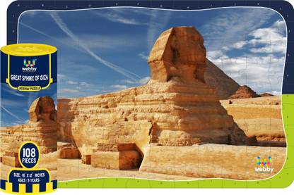 Webby Great Sphinx Of Giza Jigsaw Puzzle, 108 Pieces - Great Sphinx Of ...