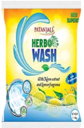 PATANJALI Herbo Wash Detergent Powder Detergent Powder 6 kg Price in ...