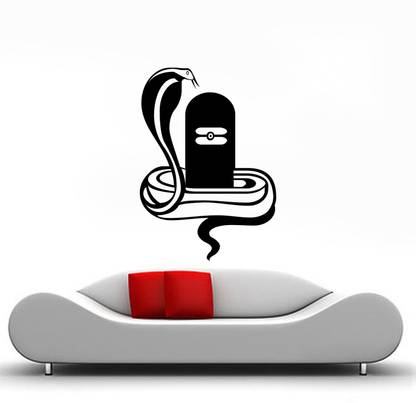 Decals Stock 58 cm Shivji Shivling Self Adhesive Sticker Price in India ...