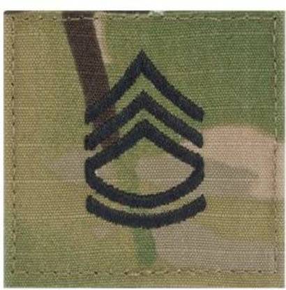 MULTICAM OCP Rank Insignia Fastener- Sergeant First Class SFC - OCP ...