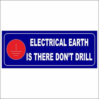 madhusigns MADHU - electrical earth Sign board in 3mm thick foam sheet ...