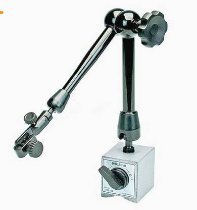Mitutoyo 7033B Universal Magnetic Stand, 3/8"/6 mm/8 mm, Dovetail, Mech. Lock Magnetic Pickup ...