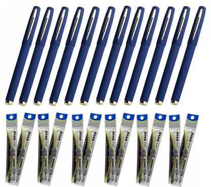 Definite Baoke Blue 1.0mm Long Lasting Gel Pens and Refills for smooth ...