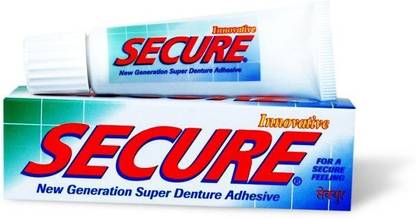 SECURE Denture Adhesive Cream 20 gms Toothpaste - Buy Baby Care ...