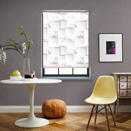 Custo-Interio Roller Blind Cord Drawn On Window Price in India - Buy ...