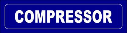 madhusigns COMPRESSOR Sign board in 3mm thick foam sheet (12" X 3 ...