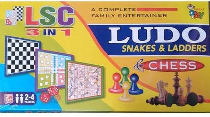 Deepak toys 3in 1 Lodo, chess and snake educational & creative game for ...