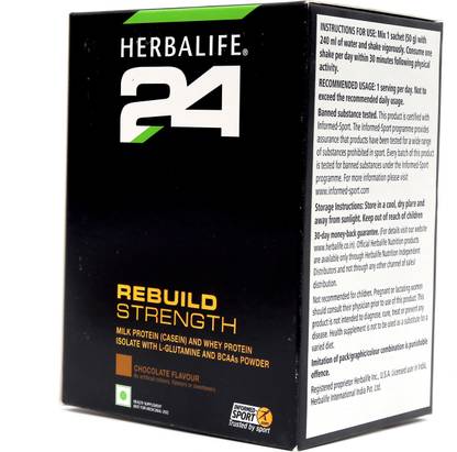 HERBALIFE H24 rebuild strength - 50gm * 10 sachets Protein Shake Price ...