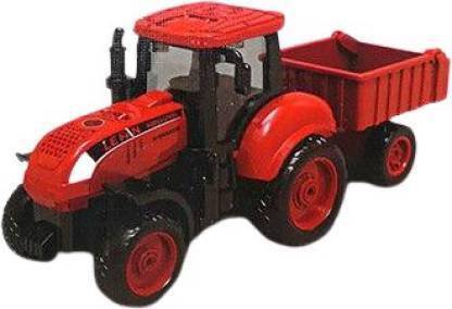 DhyeyCollection Friction Powered Tractor Trolley Toy for Kids Roleplay ...