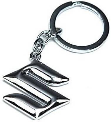 Close2deal Chrome Plated Steel Imported Key Chain Key Ring car Logo Key ...