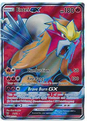 Pokmon Entei-GX 71/73 Full Art Ultra Rare - Entei-GX 71/73 Full Art ...