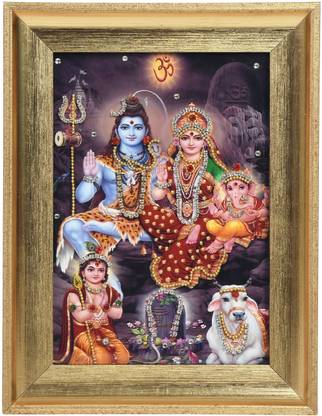 Strotam Lord Shiva Parivar Religious Frame Price in India - Buy Strotam ...