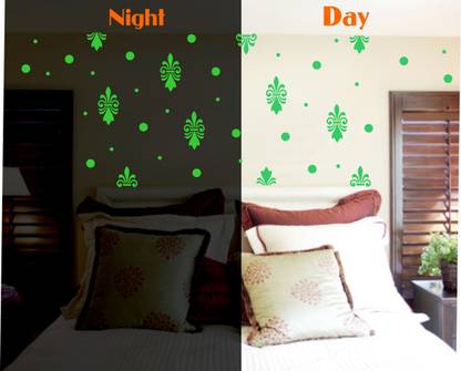 Sticker Wall 98 cm Night Glow - Radium Glow in The Dark - Night Glowing ...