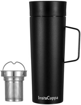INSTACUPPA Vacuum Insulated Coffee, Tea Travel Flask 470 ML 470 ml ...