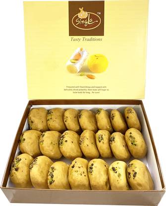 Singla Brown Peda Burfi Sweets 500g Box Price in India - Buy Singla ...