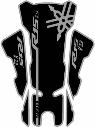 MOTOCRAZE Yamaha YZF R15 v3 Tank Pad B02V Bike Tank Pad Price in India ...