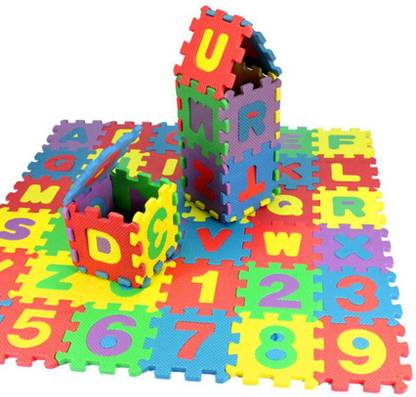 InteriorZilla ABC Mat For Kids | Mat ABCD For Kids | ABC Blocks Mat For ...