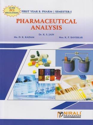 PHARMACEUTICAL ANALYSIS - First Year BPharm - Semester 1 (PCI): Buy ...