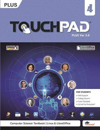 Touchpad Computer Book Plus Ver 3.0 (Libra Office & Linux) for Class 4 ...
