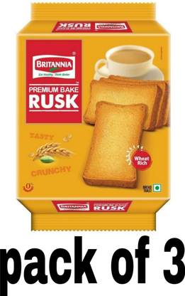 BRITANNIA Premium rusk Regular flavored Sooji Rusk Price in India - Buy ...