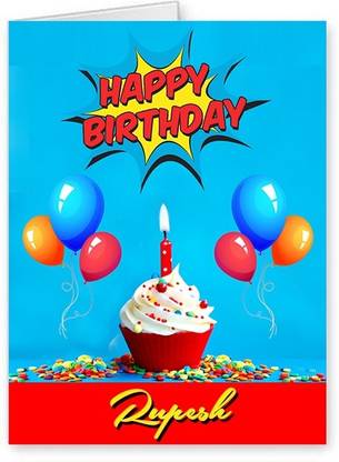 Midas Craft Happy Birthday Rupesh ….10 Birthday Wish Greeting Card ...