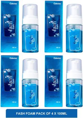 CURATIO Fash foam - best face wash for sensitive skin(pack of 4)100ml ...
