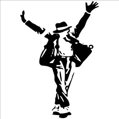 Decals Stock Michael Jackson Wall Sticker Medium Self Adhesive Sticker ...