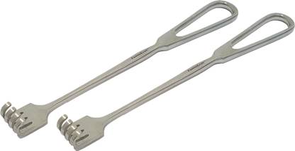 FusionKraft Volkmann / Israel Rake Retractor, 4 Prongs, Blunt, 8.75 ...