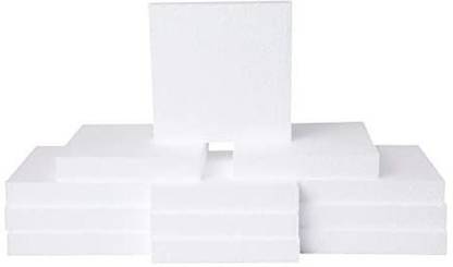 SILVERLAKE Lake Craft Foam Block-12 Pack Of 6X6X1 Eps Polystyrene ...