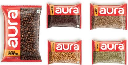 Aura Premium Kitchen Essentials: Cumin Seeds , Mustard Seeds , Black ...