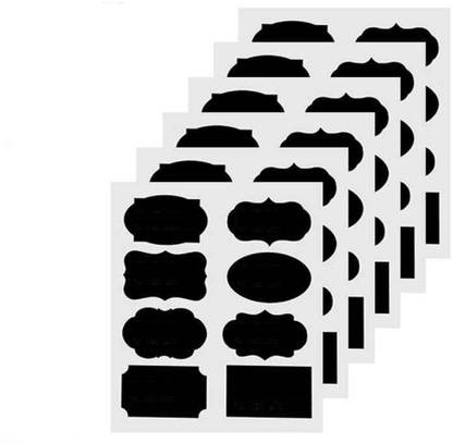 creative kraft 3 cm Black vinyl sticker for kitchen & Shop Chalkboard ...