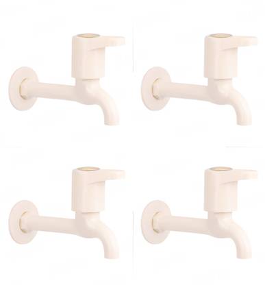 RUHE City Collection Long Body PTMT Tap with Wall Flange Bib Tap Faucet ...