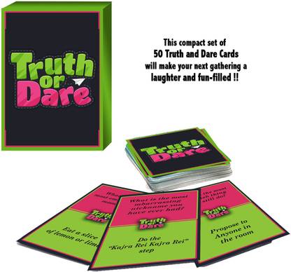 woodcraft Truth or Dare Card Game for Friends Couple and Family a Party ...