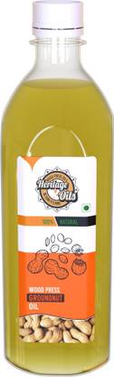 Heritage Wood Pressed Groundnut Oil(Kacchi Ghani/Marachekku/Lakdi Ghana ...